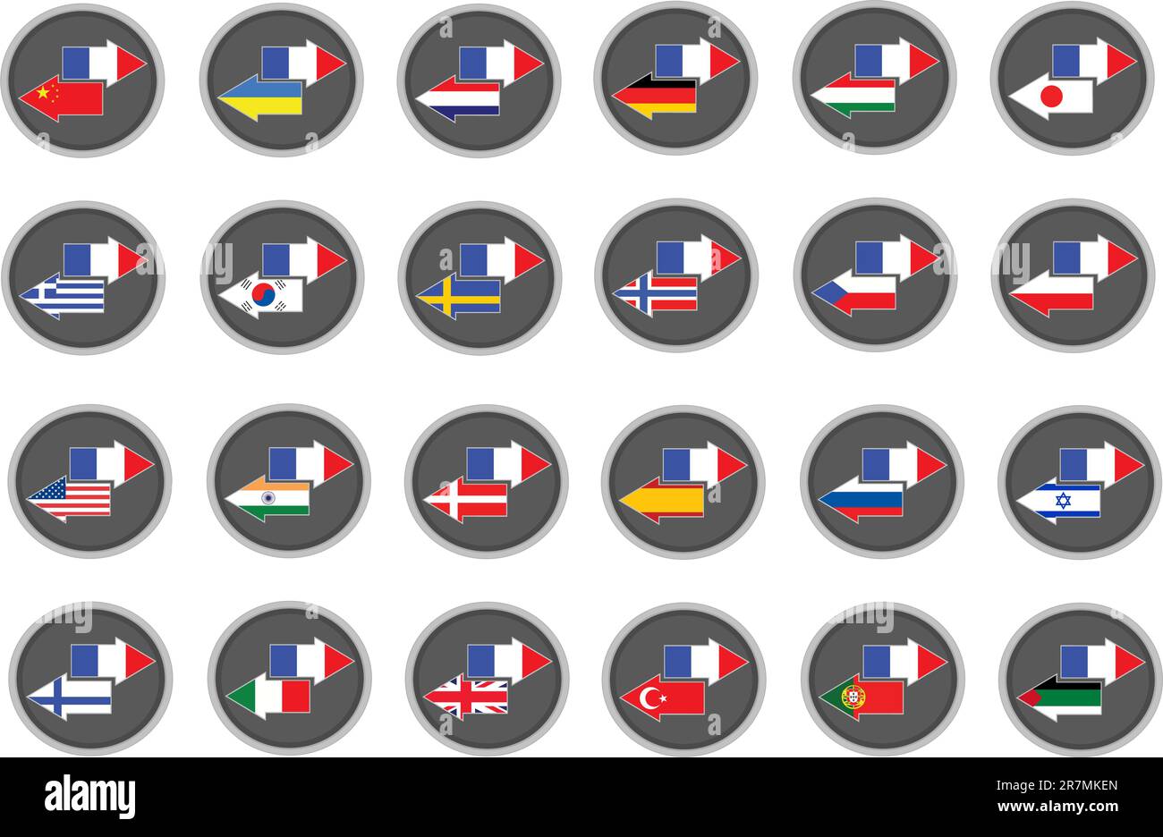 Poland polish french Stock Vector Images - Alamy