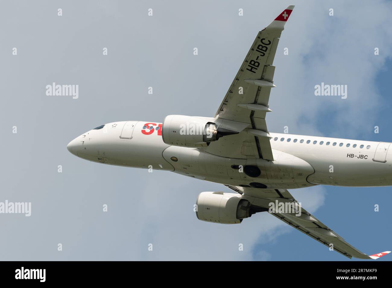 Zurich, Switzerland, May 2, 2023 HB-JBC Swiss international airlines ...