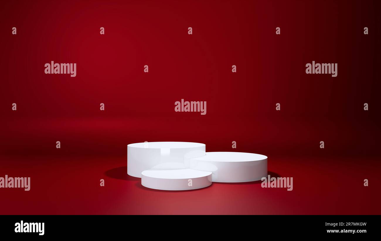 Black red podium minimal hi-res stock photography and images - Alamy