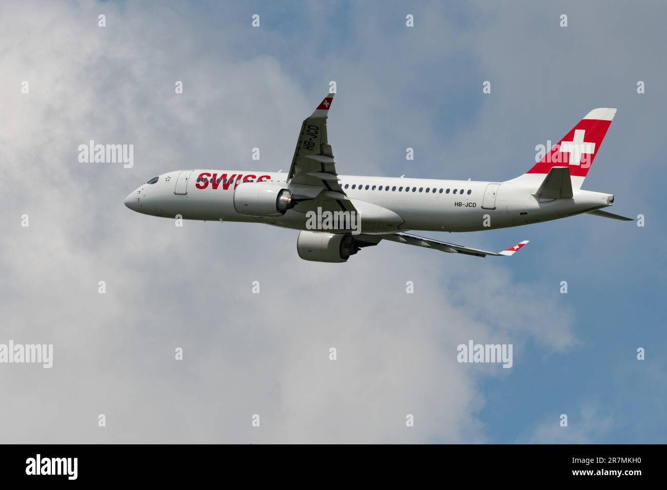 Zurich, Switzerland, May 2, 2023 HB-JCD Swiss international airlines ...