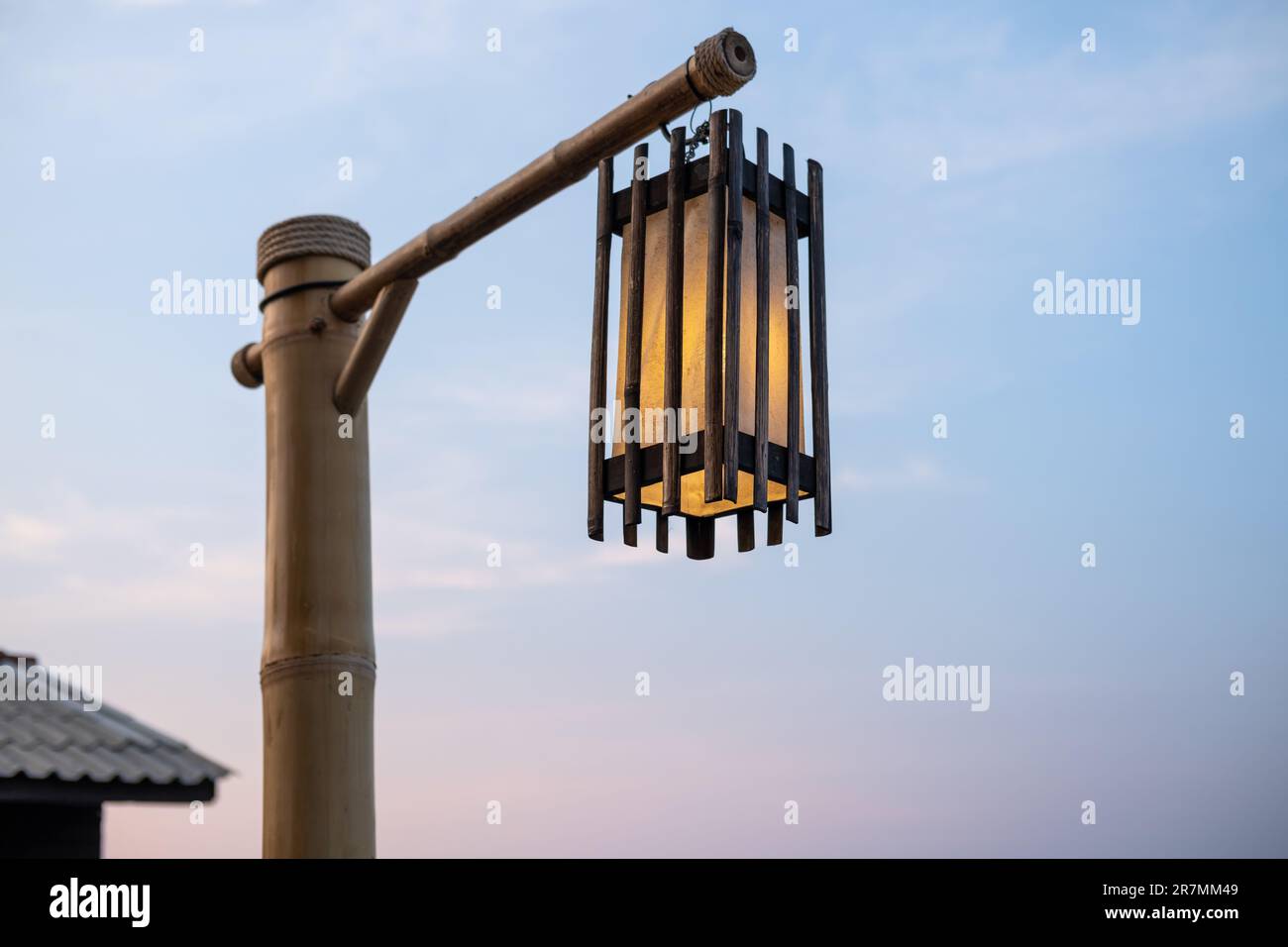 Bamboo lamp hi-res stock photography and images - Alamy
