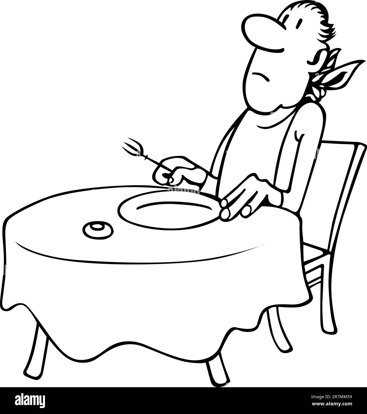 Restaurant table Stock Vector Images - Alamy