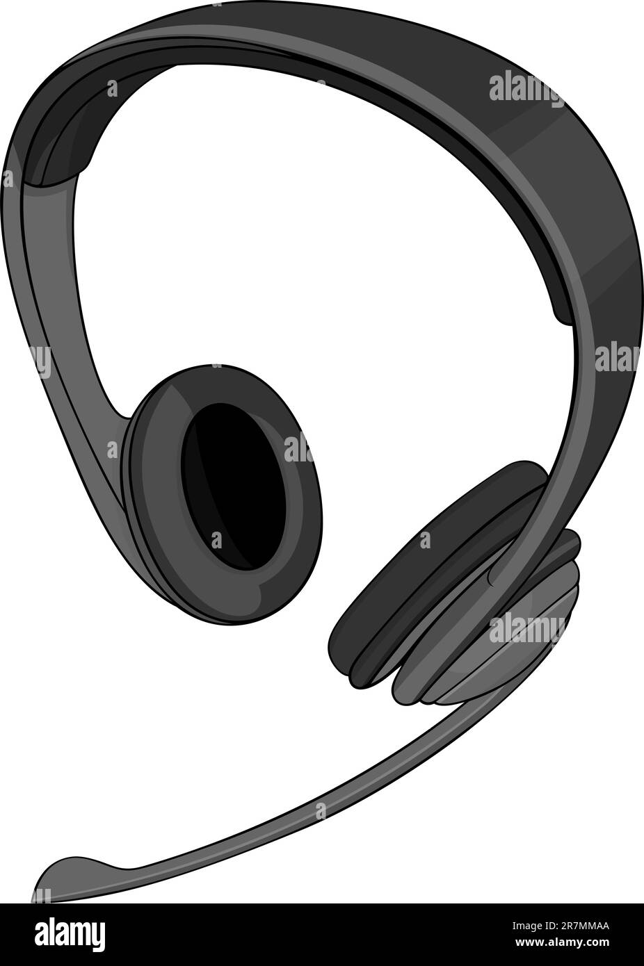 Realistic white headphones on Cut Out Stock Images & Pictures - Alamy