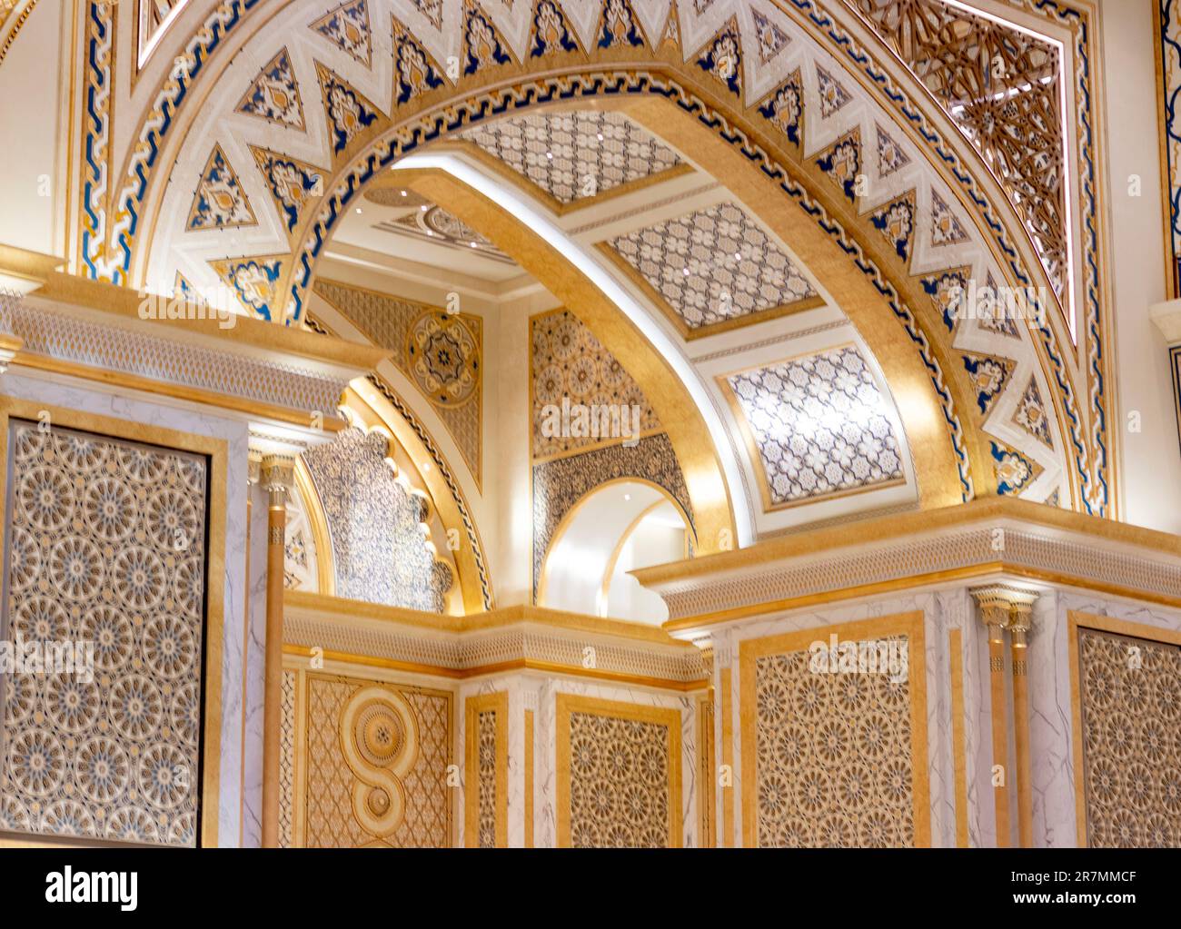 Interior elements inside of a palace Stock Photo - Alamy