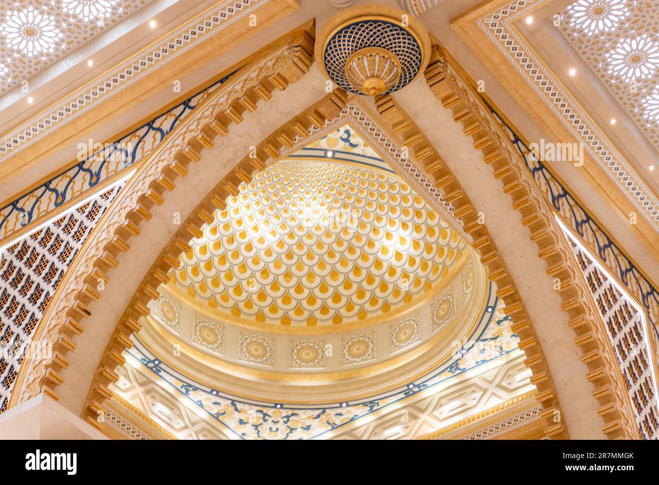 Interior elements inside of a palace Stock Photo - Alamy
