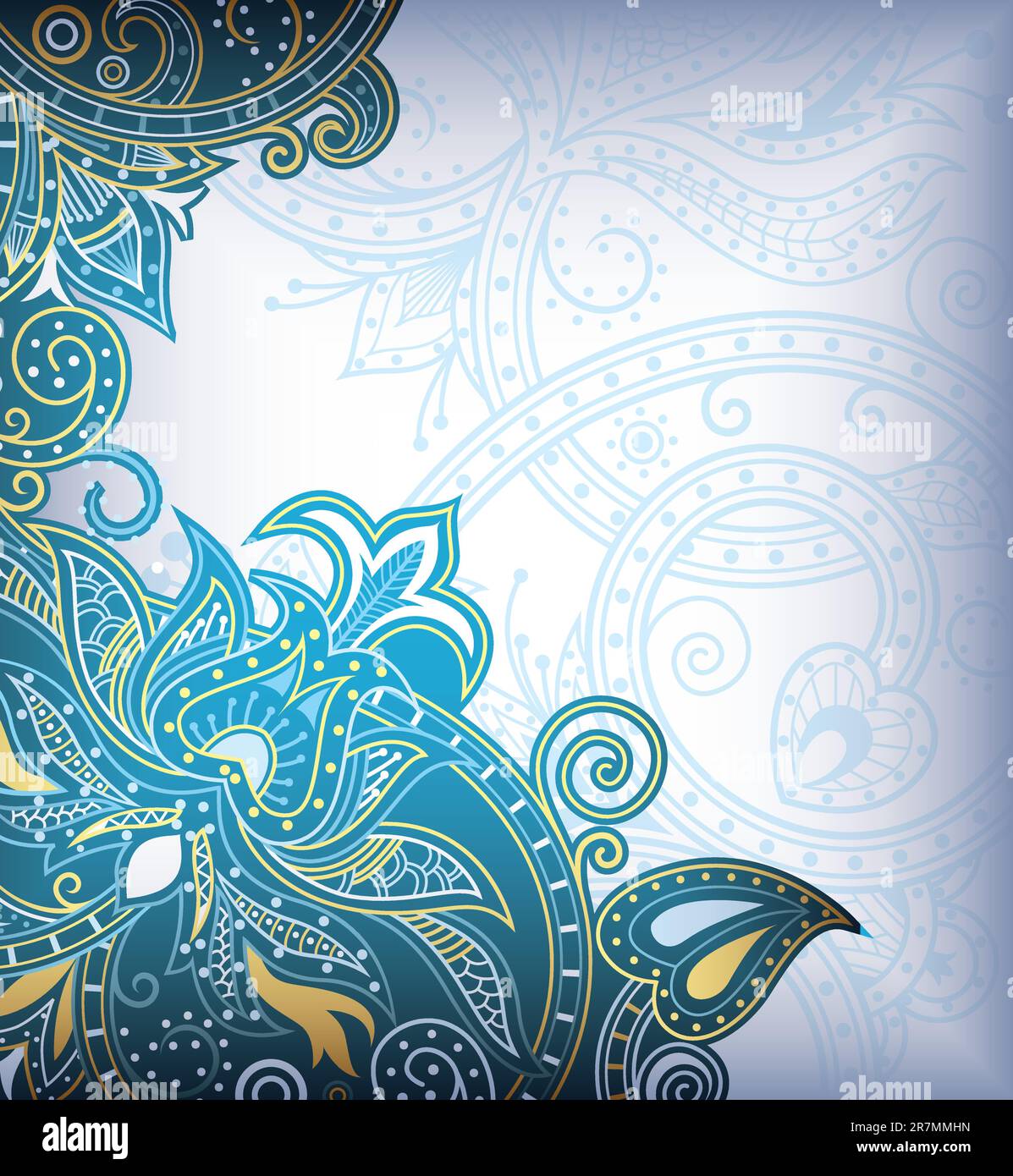 Illustration of abstract floral background in asia style Stock Vector ...