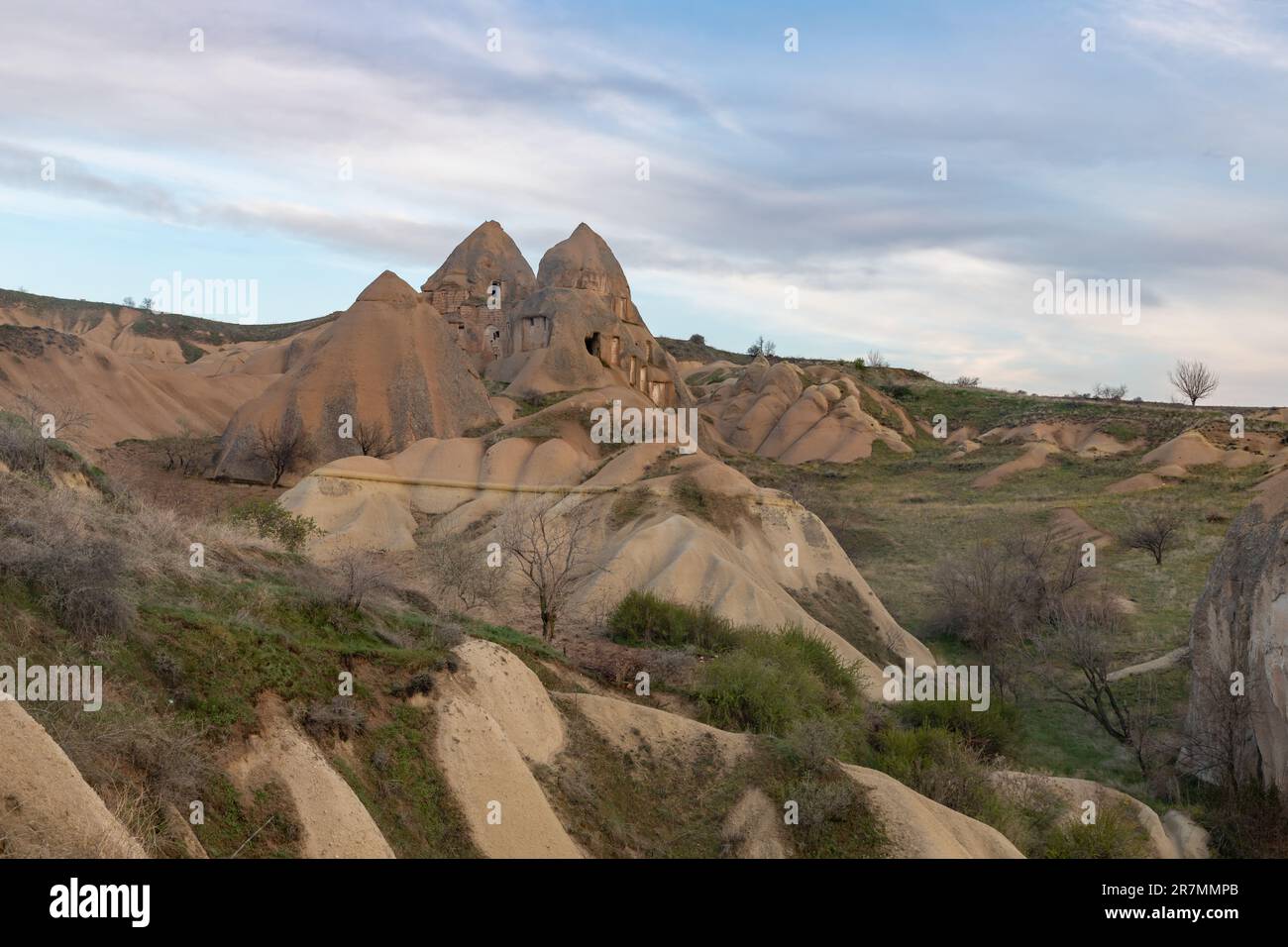 A picture of the rock formations at the Goreme Historical National Park ...