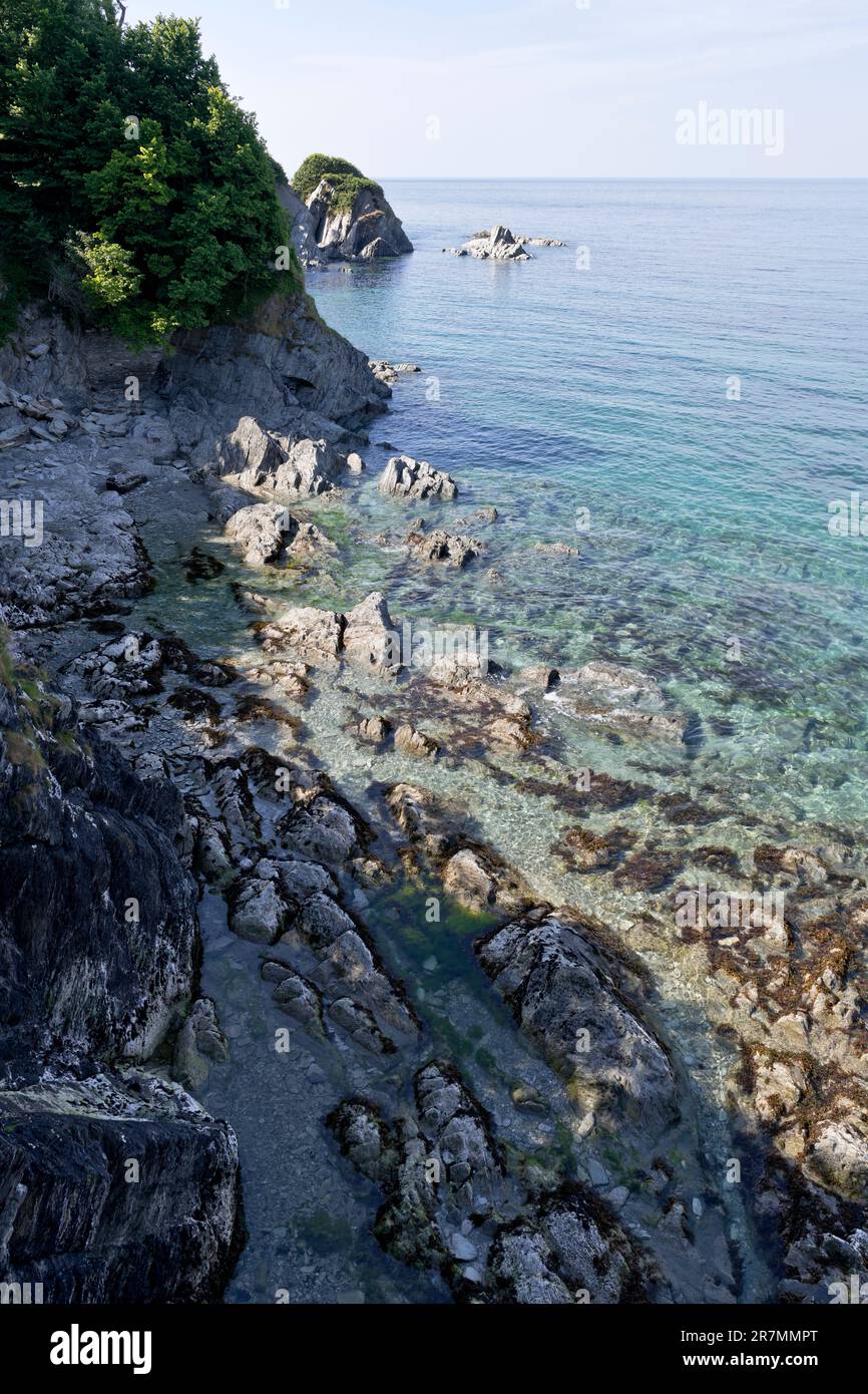 Lee bay beach hi-res stock photography and images - Alamy