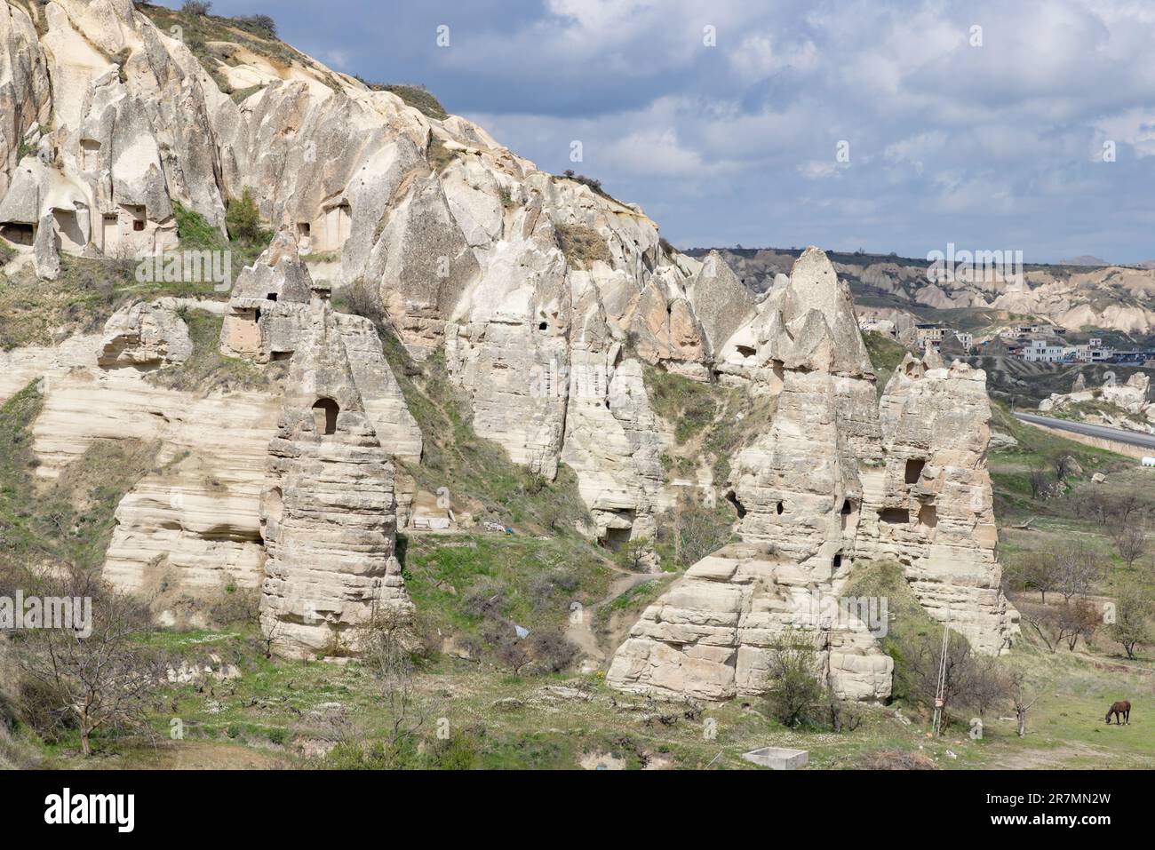 A picture of the rock formations of the Goreme Historical National Park ...