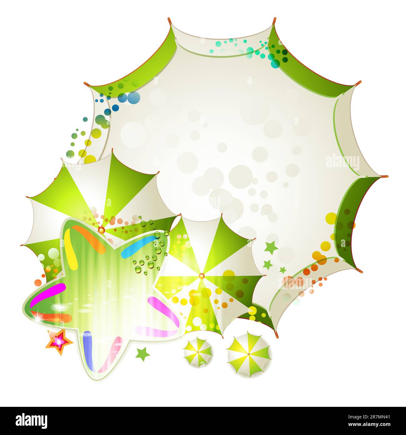 Umbrellas up Stock Vector Images - Alamy