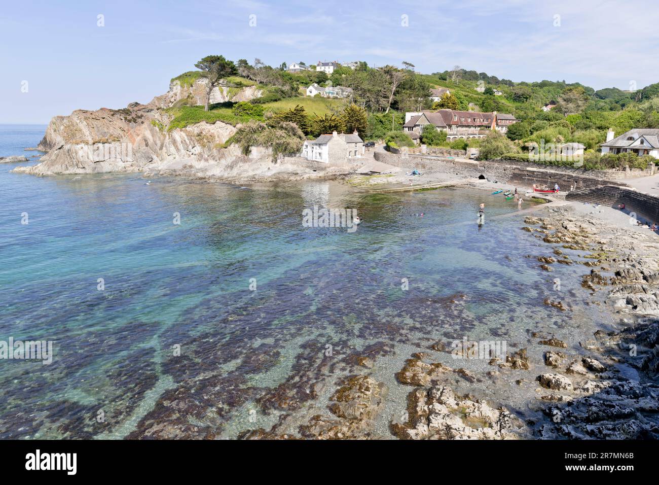 Lee bay beach hi-res stock photography and images - Alamy