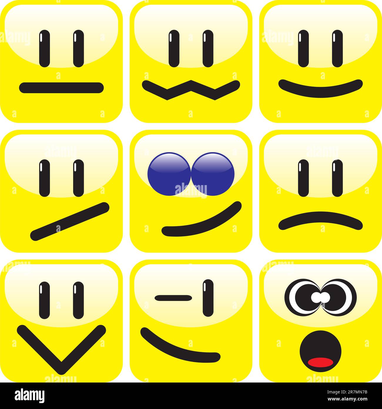 Smileys vector hi-res stock photography and images - Alamy