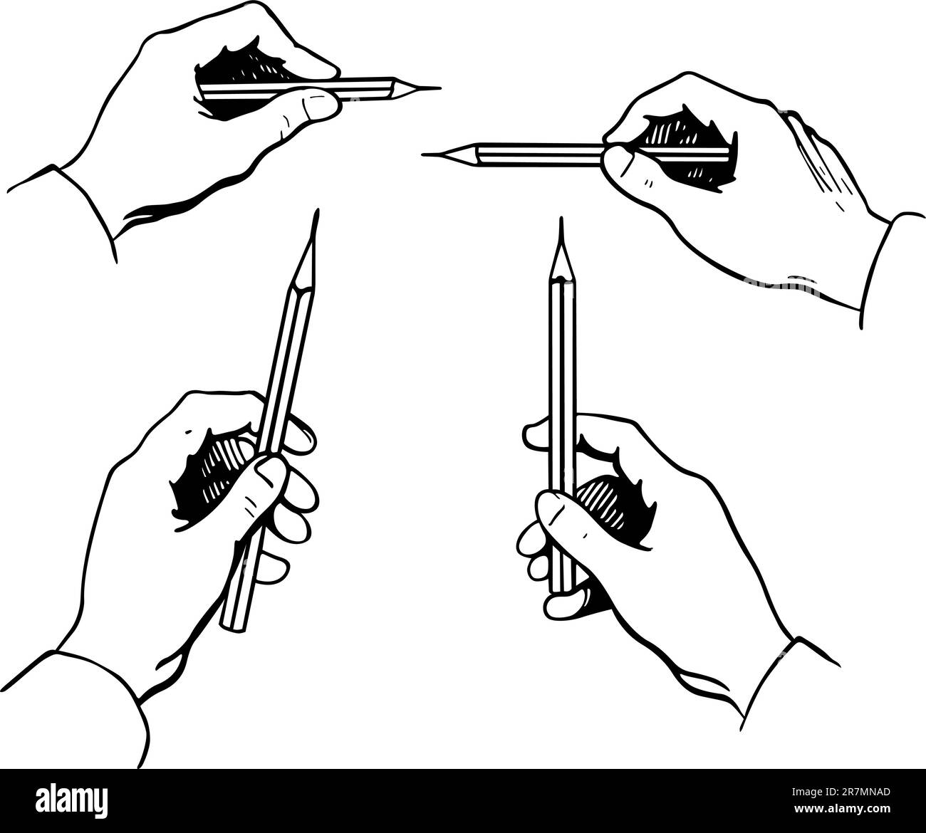 Hand study drawing Cut Out Stock Images & Pictures - Alamy