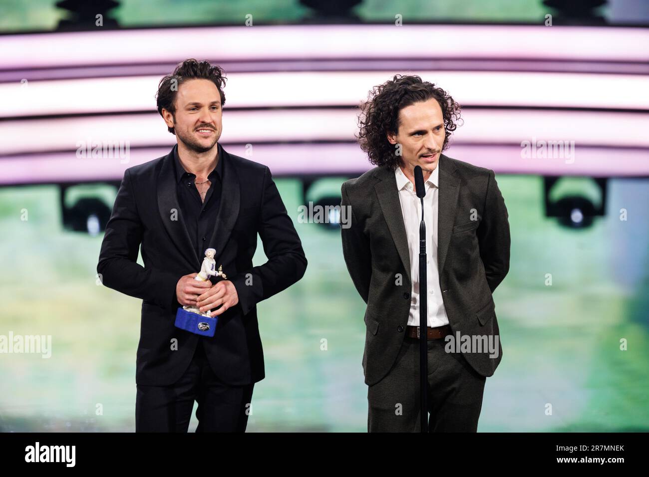 Munich, Germany. 16th June, 2023. Alex Schaad (l) and Dimitrij Schaad ...