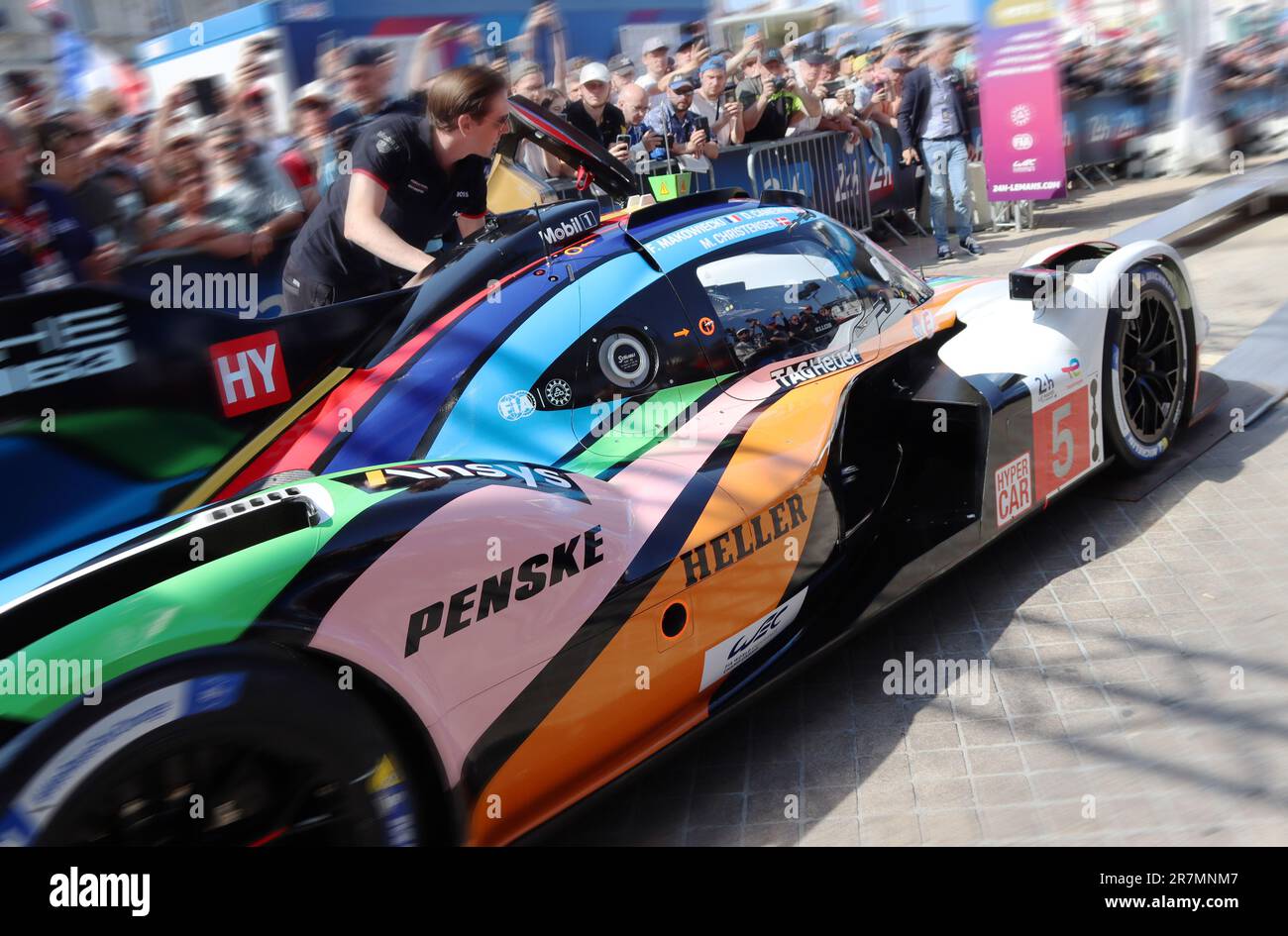 24h du Mans 2023 Scrutineering - Porsche Team Penske Stock Photo - Alamy