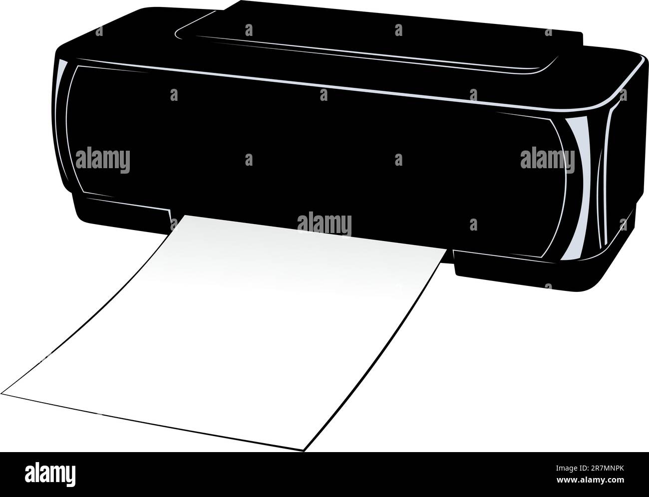 Printer part Stock Vector Images - Alamy