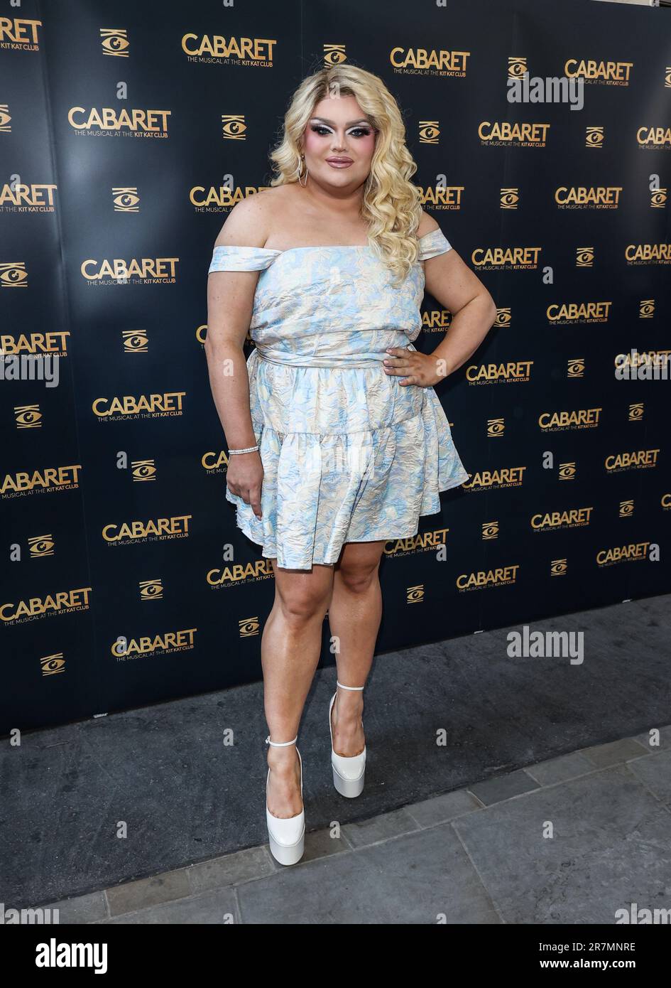 London, UK. 15th June, 2023. Kitty Scott Claus seen attending a gala night for "Cabaret At The ...