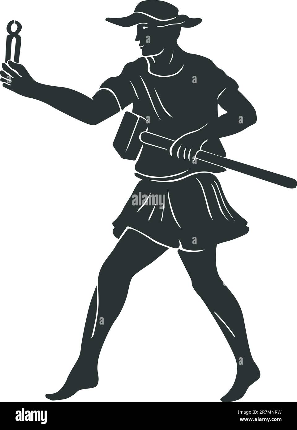 Medieval master craftsman Stock Vector Images - Alamy