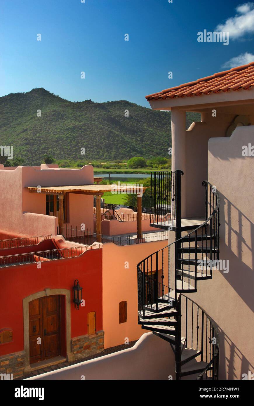 Image of architecture Loreto Bay, Baja, Mexico Stock Photo - Alamy