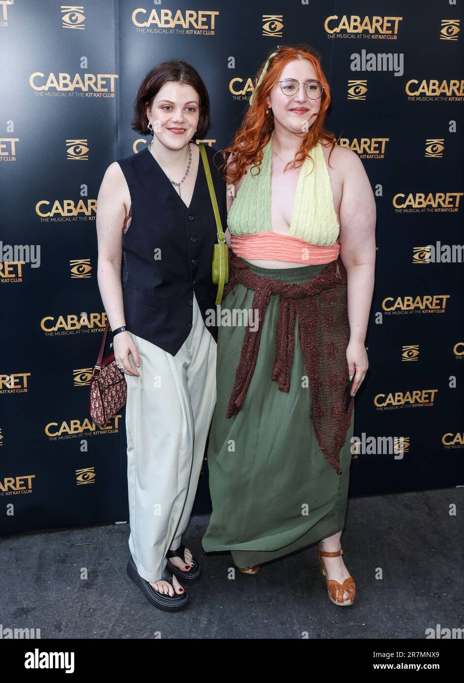 London, UK. 15th June, 2023. Georgie Henley and Honey Ross seen ...