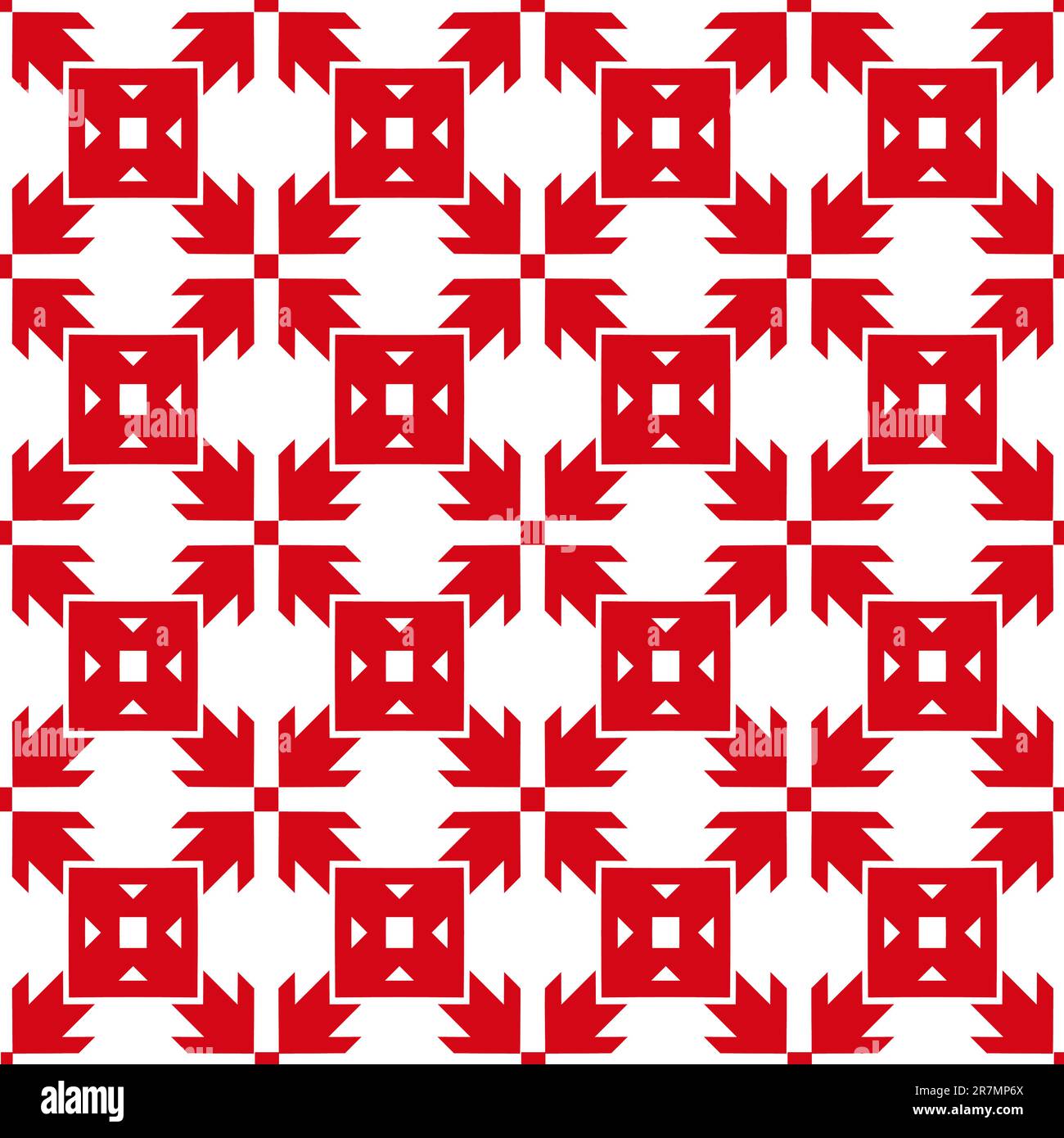 Abstract background of seamless arrow and checkered pattern Stock ...