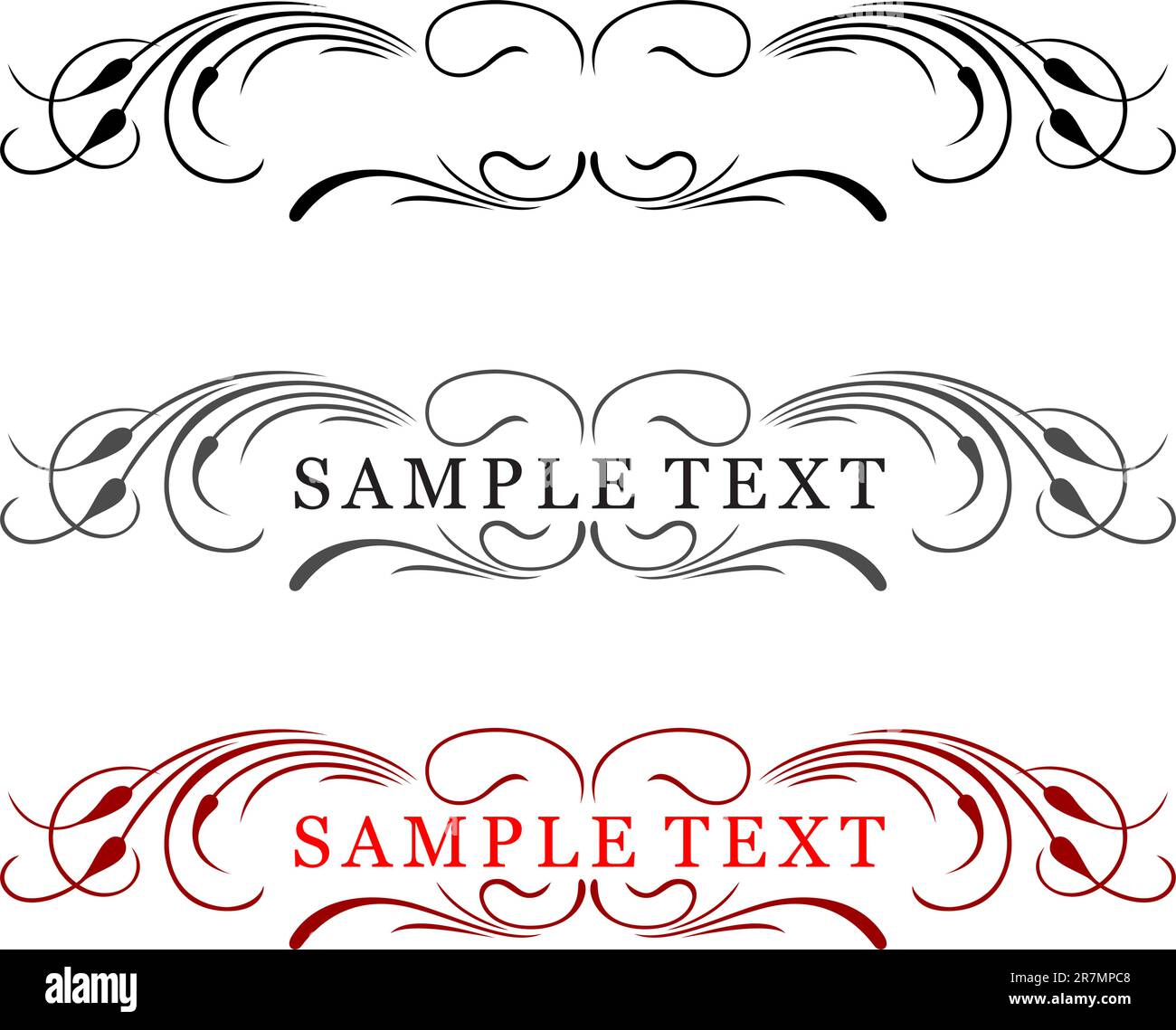 Three patterns on white Stock Vector Image & Art - Alamy