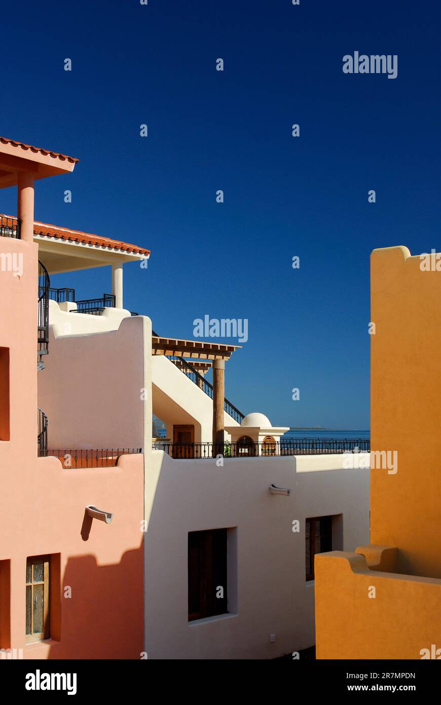 Image of architecture Loreto Bay, Baja, Mexico Stock Photo - Alamy