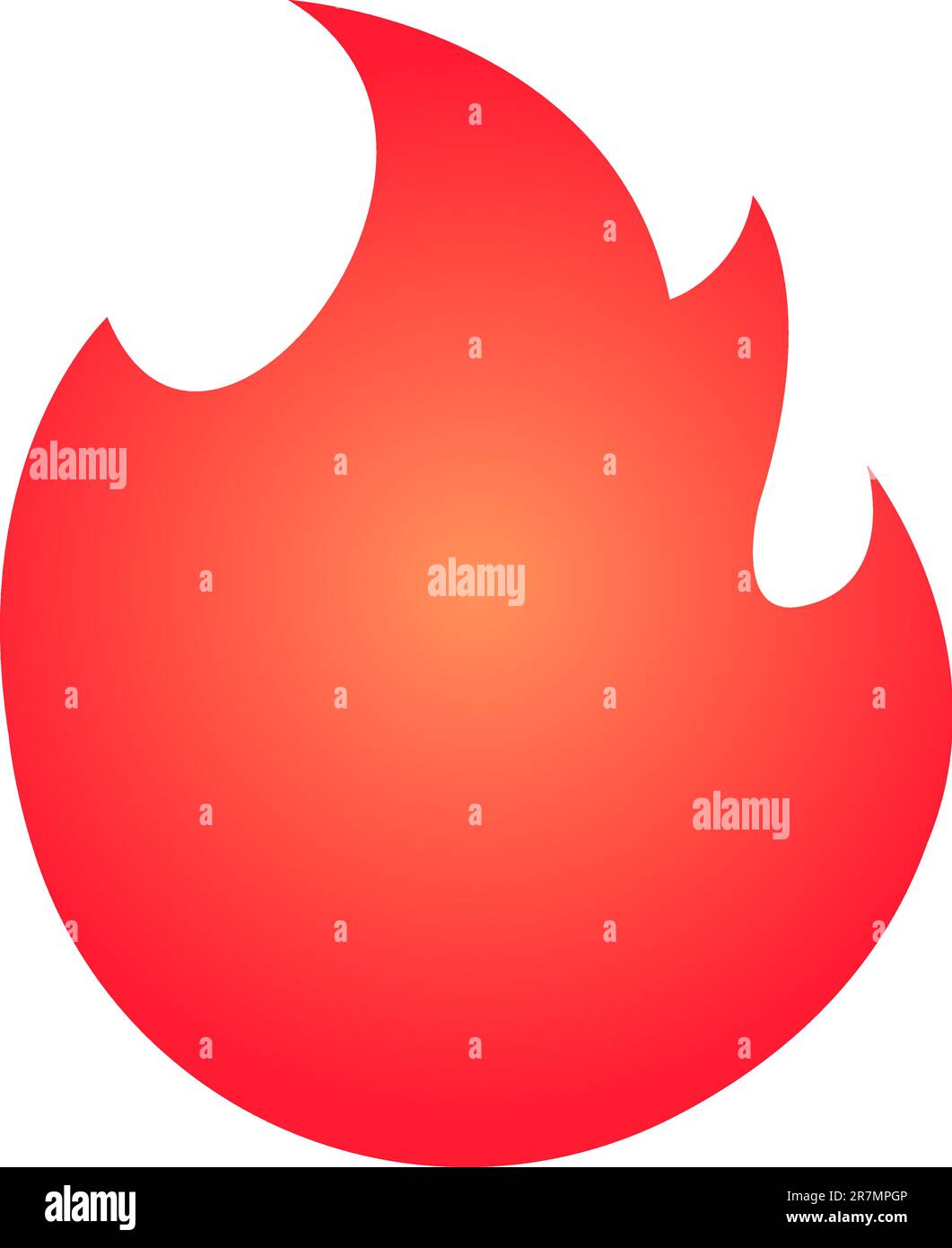 Fire flame shape vector illustration Stock Vector Image & Art - Alamy