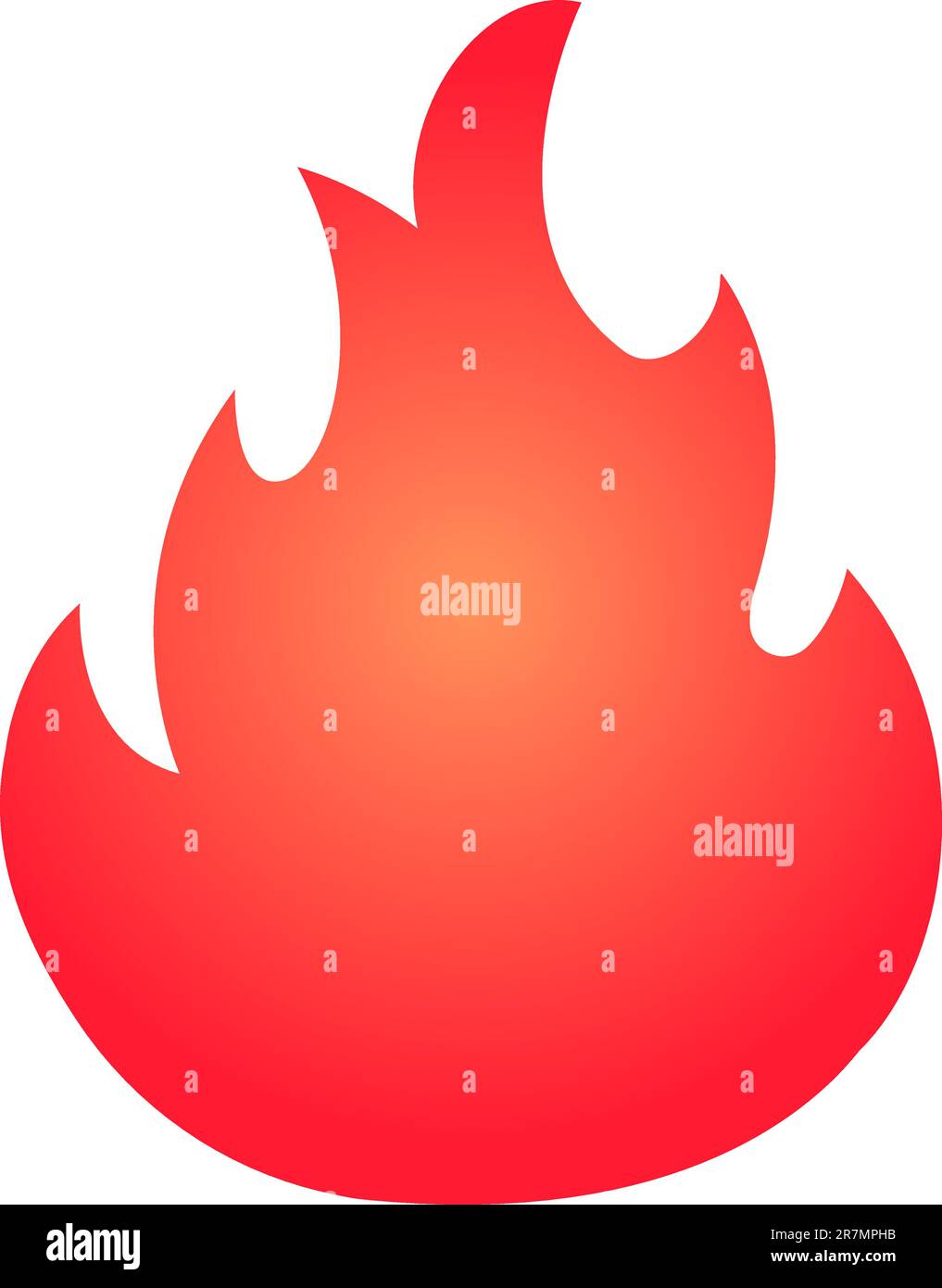 Fire flame shape vector illustration Stock Vector Image & Art - Alamy