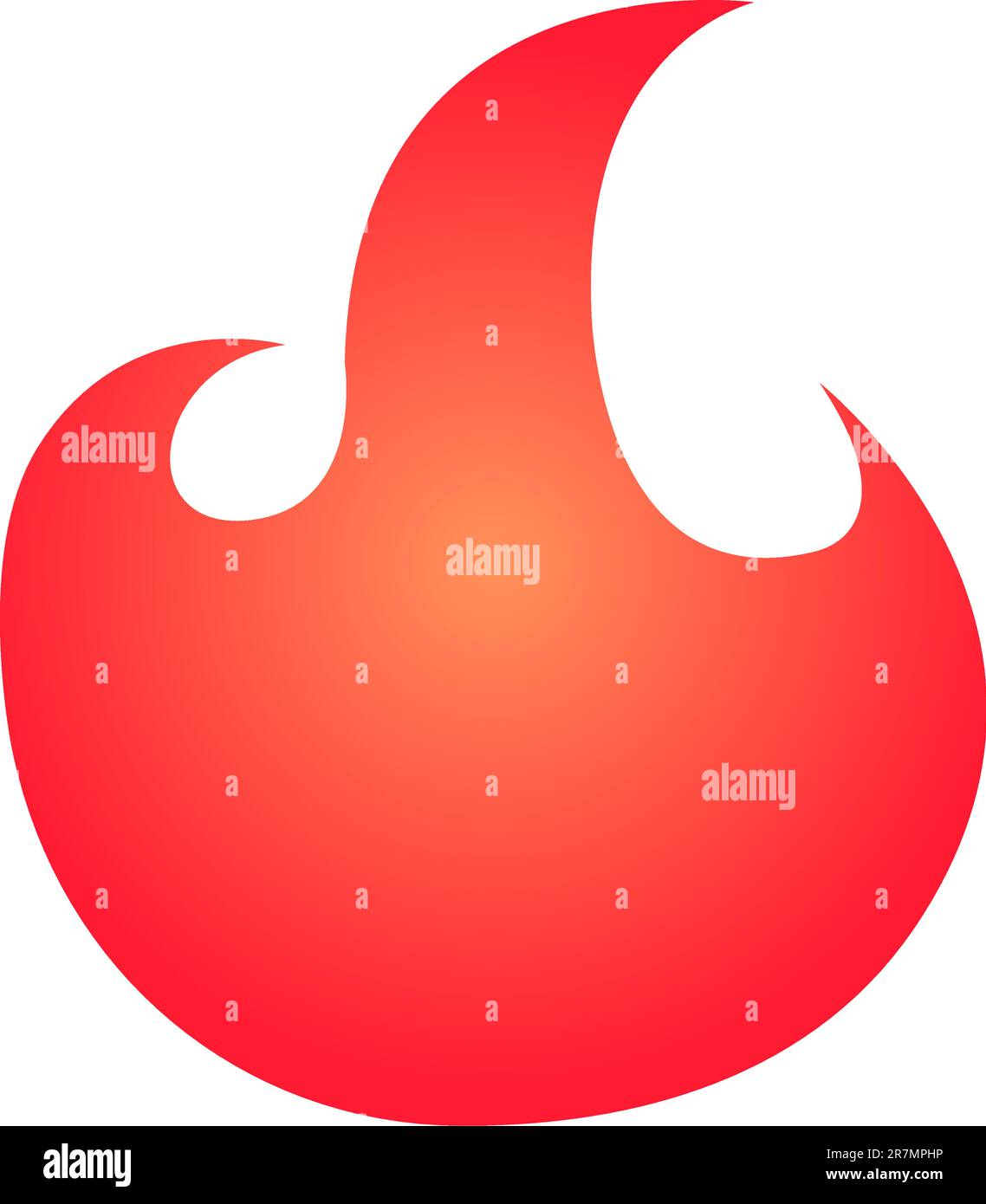 Fire flame shape vector illustration Stock Vector Image & Art - Alamy