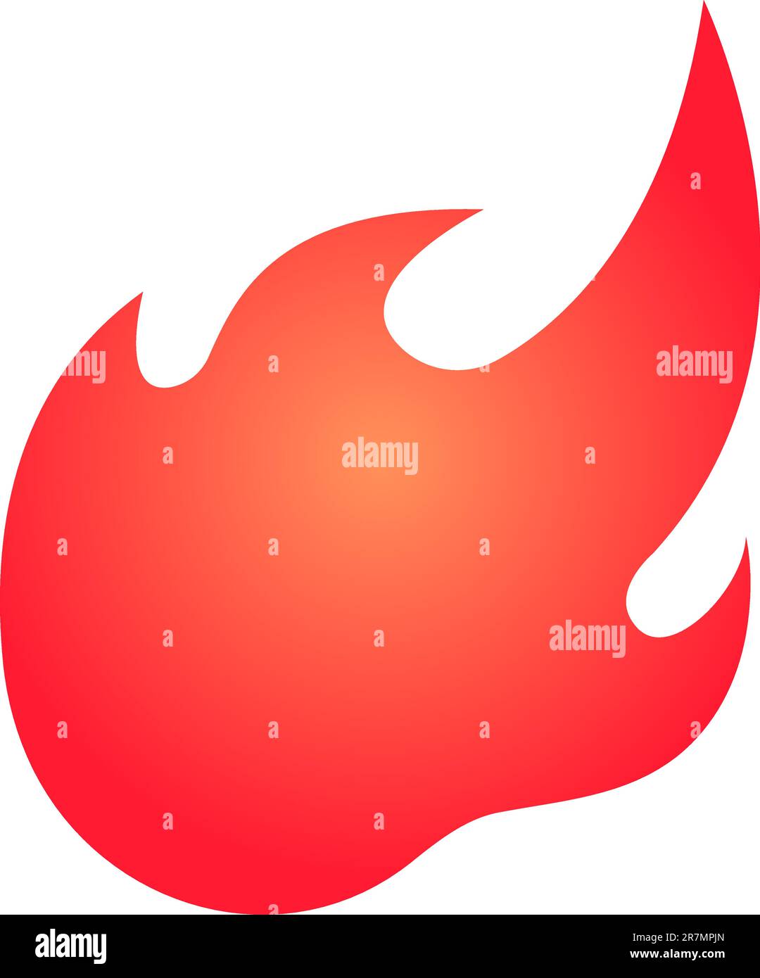 Fire flame shape vector illustration Stock Vector Image & Art - Alamy