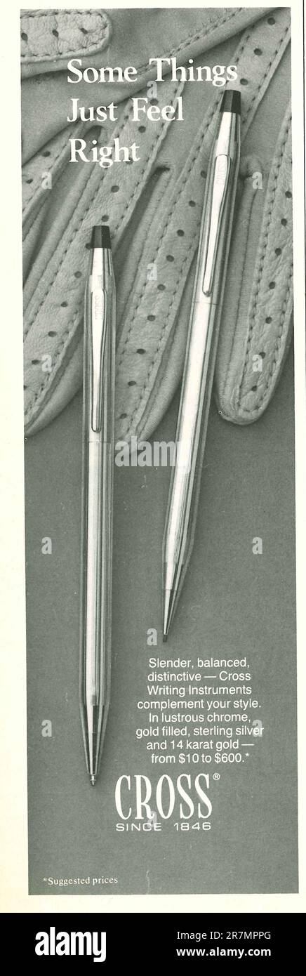 Cross brand pen hi-res stock photography and images - Alamy