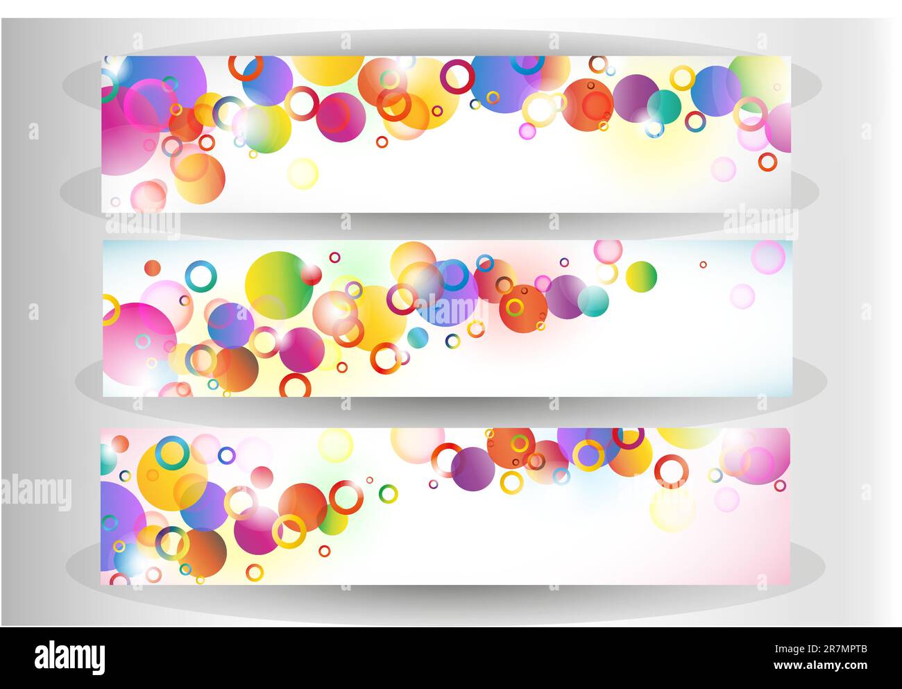 Layout design colorful banners hi-res stock photography and images - Alamy