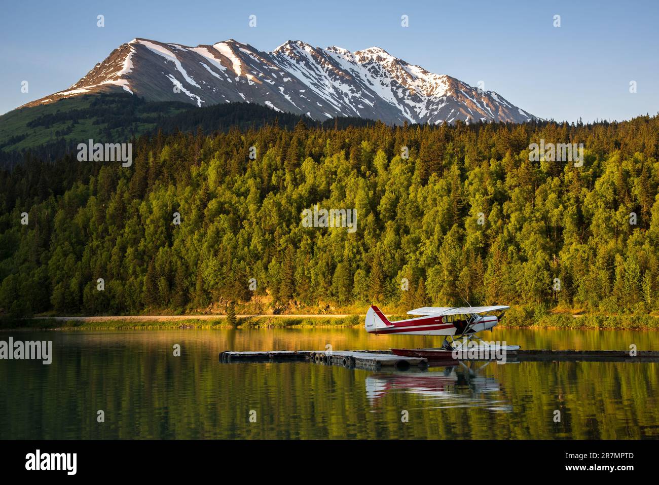 Trail Lake, Moose Pass, Alaska Stock Photo - Alamy