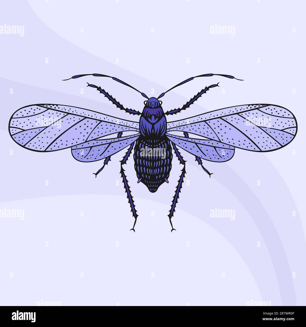 Blue beetle Stock Vector Images - Alamy