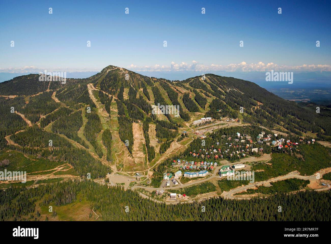 Aerial image of Mt. Washington, BC, Canada Stock Photo - Alamy
