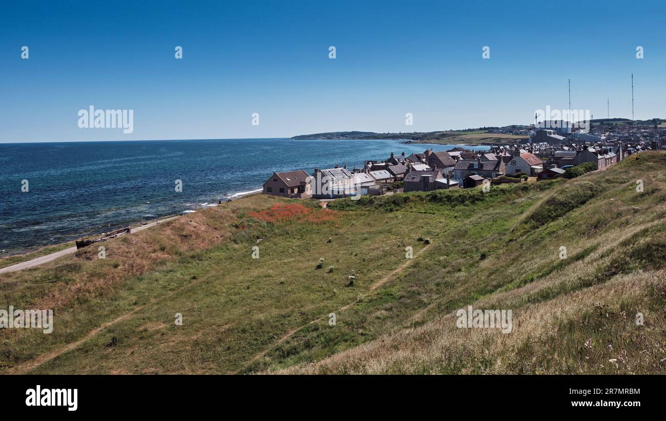 SCenic View at Burghead, Moray Stock Photo - Alamy