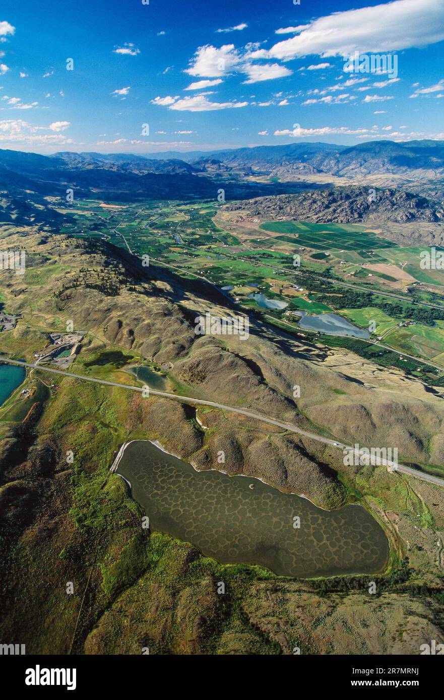 Aerial of the Okanagan, BC, Canada Stock Photo - Alamy