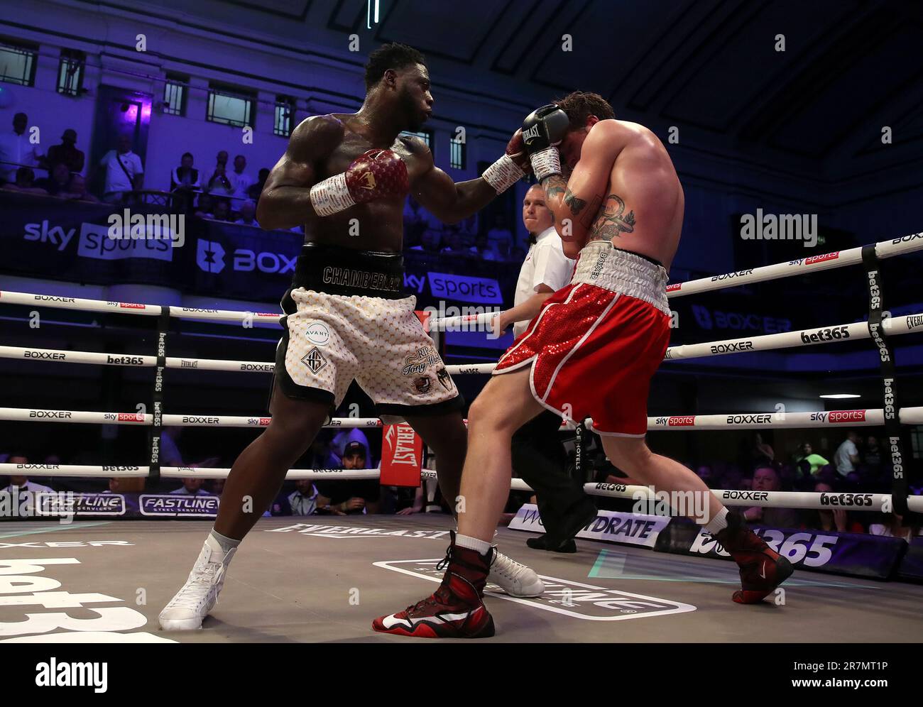 Isaac Chamberlain (left) and Dylan Bregeon in action during the ...