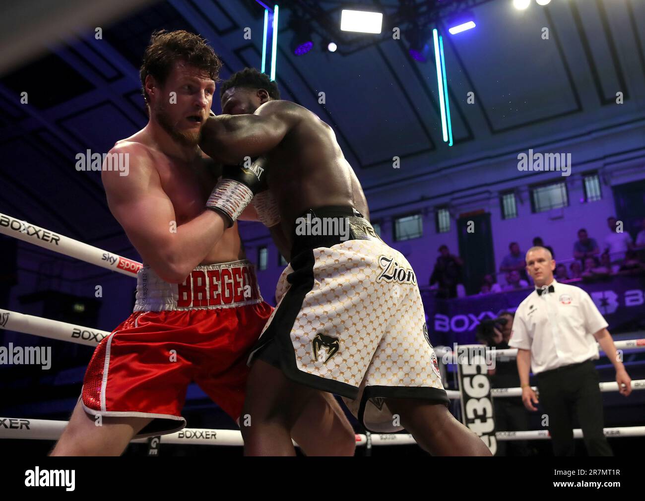 Dylan Bregeon (left) and Isaac Chamberlain in action during the ...