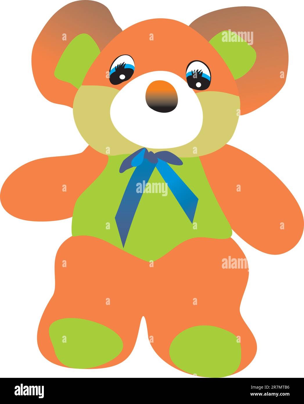 Soft toy. The small mouse. A children's toy Stock Vector Image & Art ...