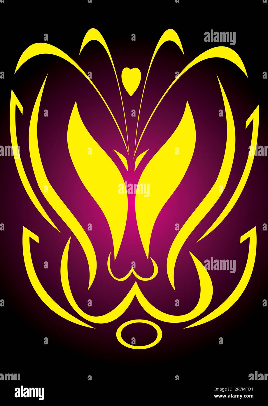 Abstract tulip Stock Vector Images - Alamy