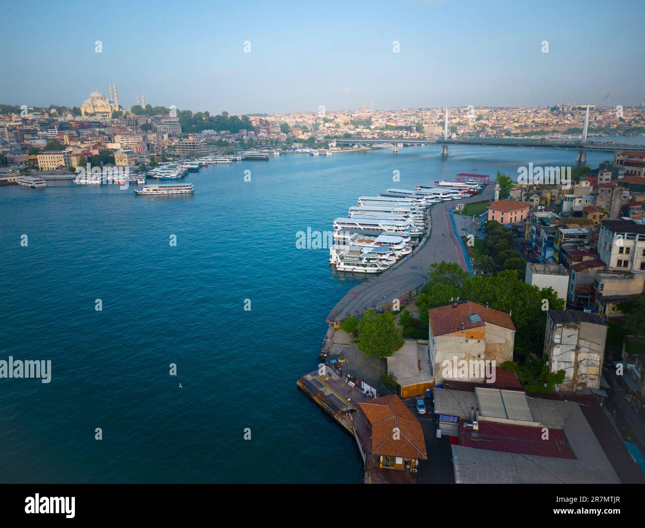 Aerial view suleymaniye mosque in hi-res stock photography and images ...