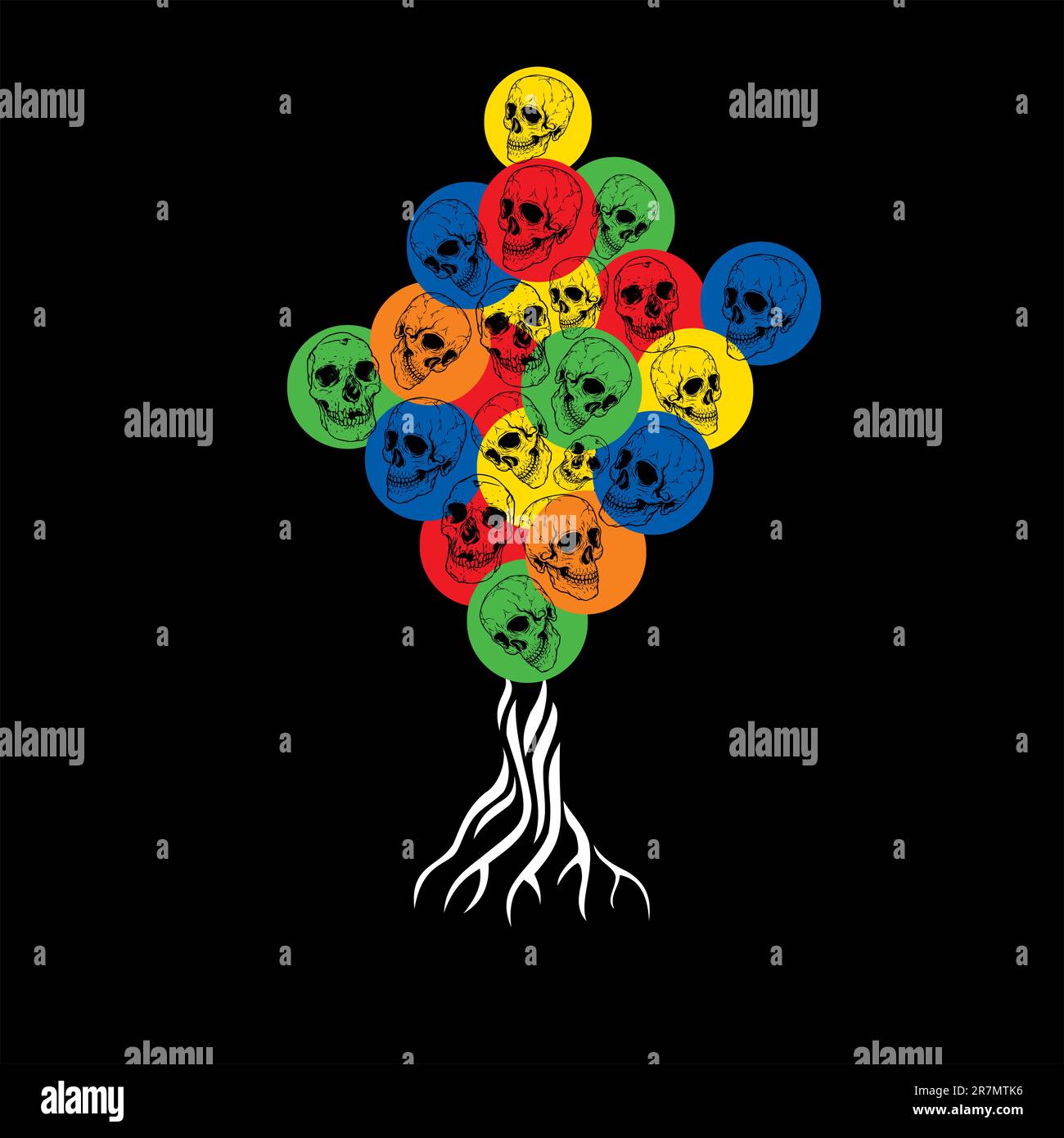 Tree face shape Stock Vector Images - Alamy