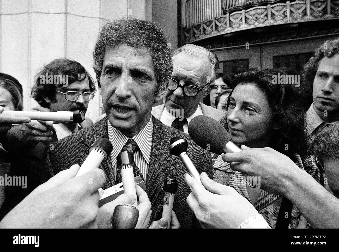 FILE - Daniel Ellsberg, co-defendant in the Pentagon Papers case, talks ...