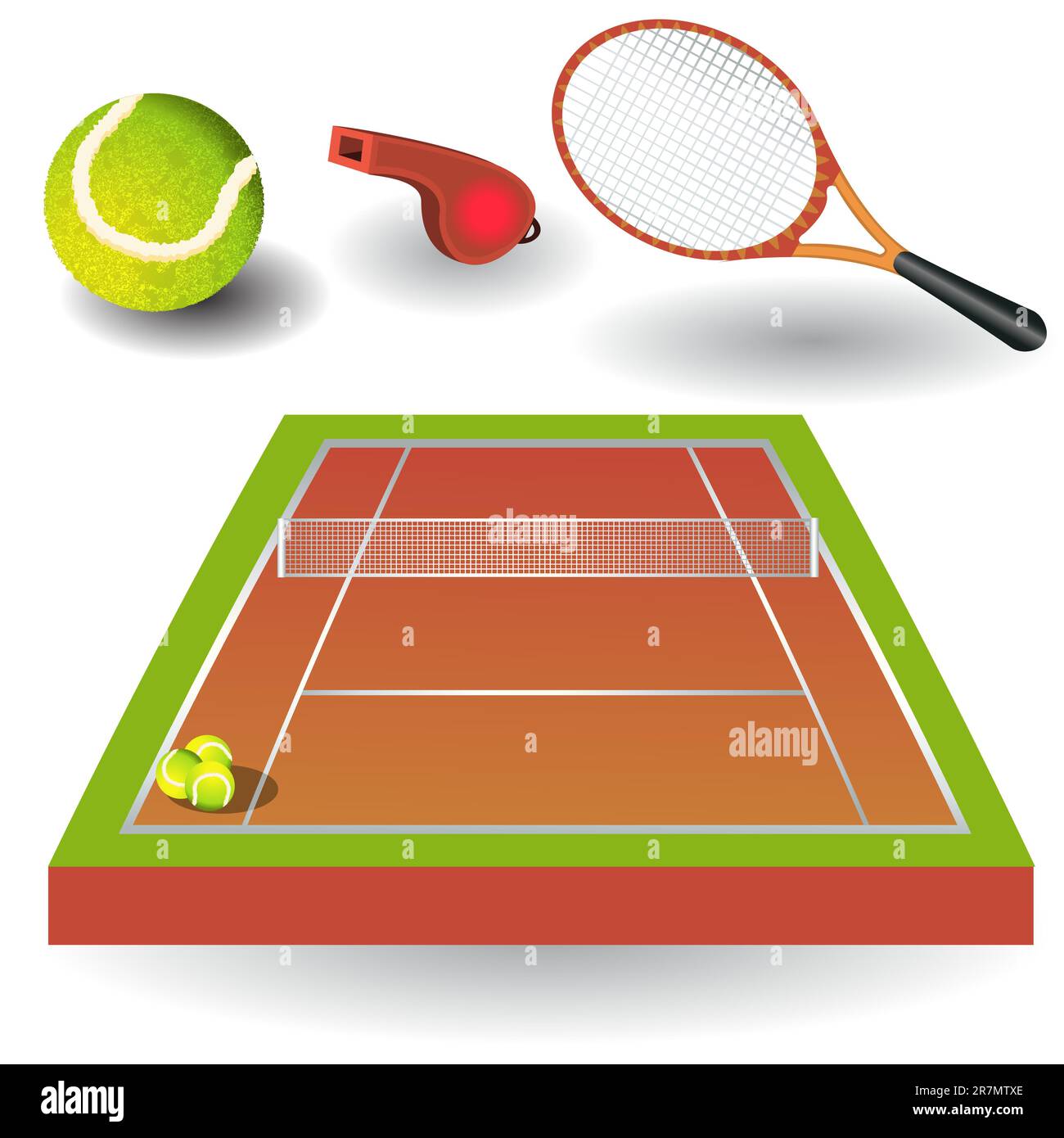 A collection of different color tennis icons - part 1 Stock Vector ...
