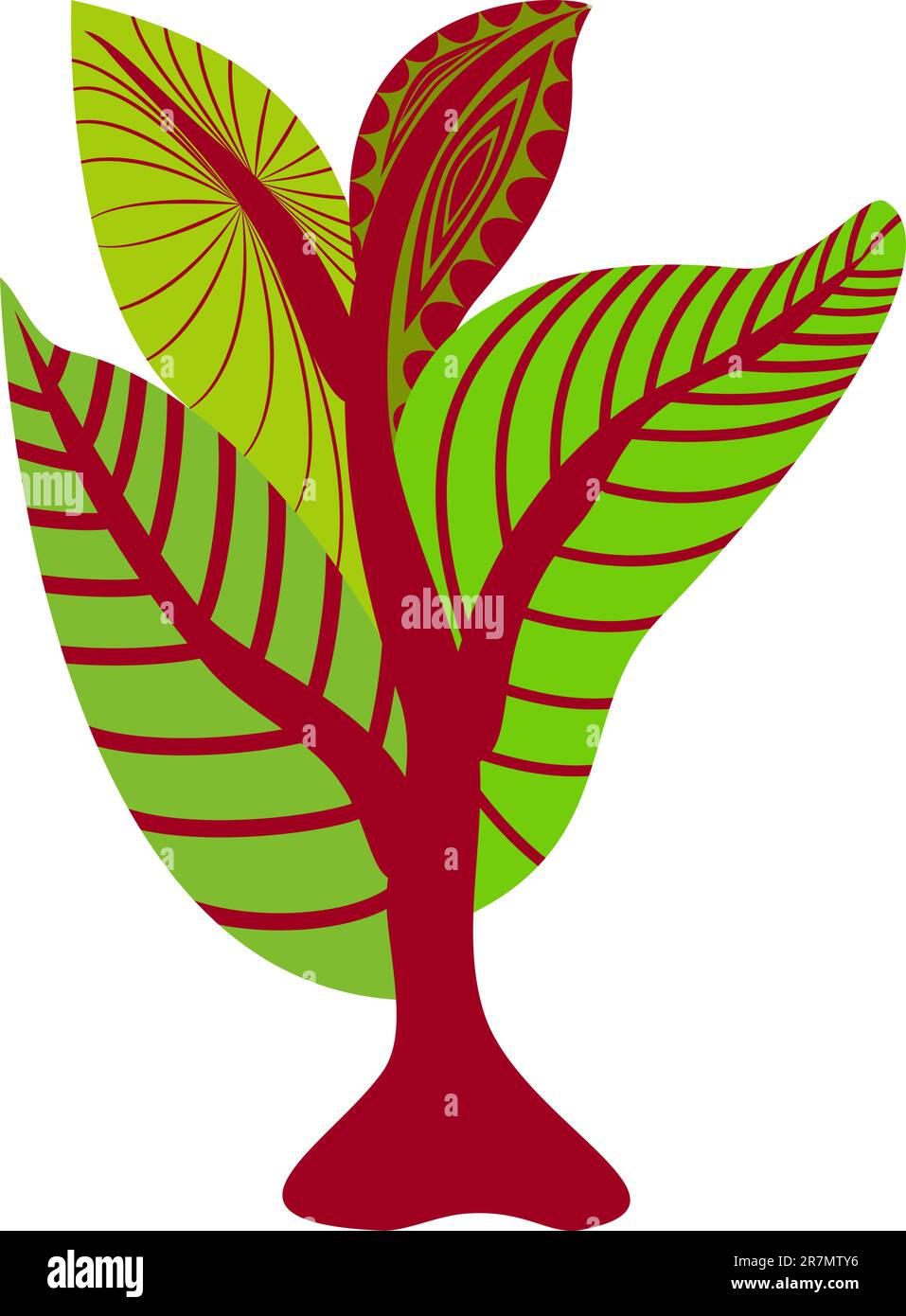 Artistic vector illustration of color tree symbol Stock Vector Image ...