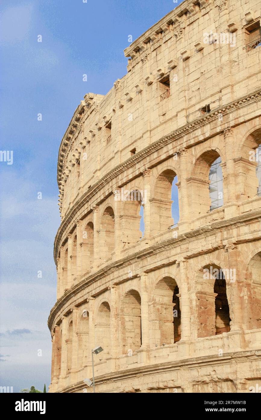 The Colosseum Area and Arch of Constantine from via dei Fori Imperiali ...