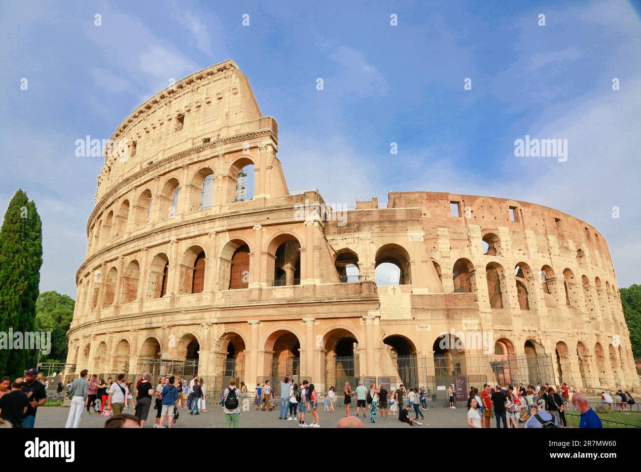The Colosseum Area and Arch of Constantine from via dei Fori Imperiali ...