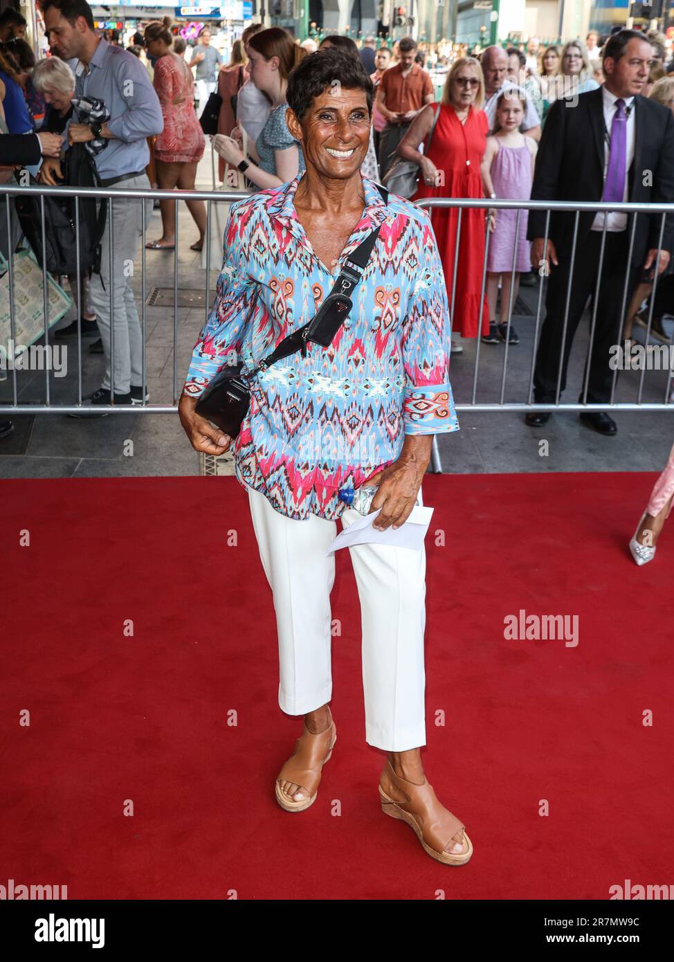 Fatima Whitbread attends the gala night for "Grease The Musical" at the ...